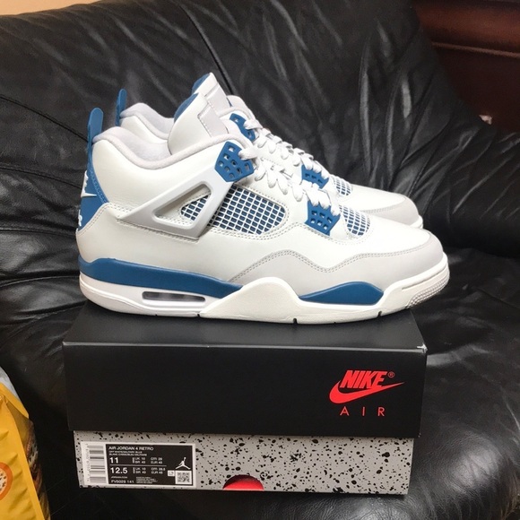Jordan | Shoes | 224 Air Jordan 4 Retro Military Blue | Poshmark